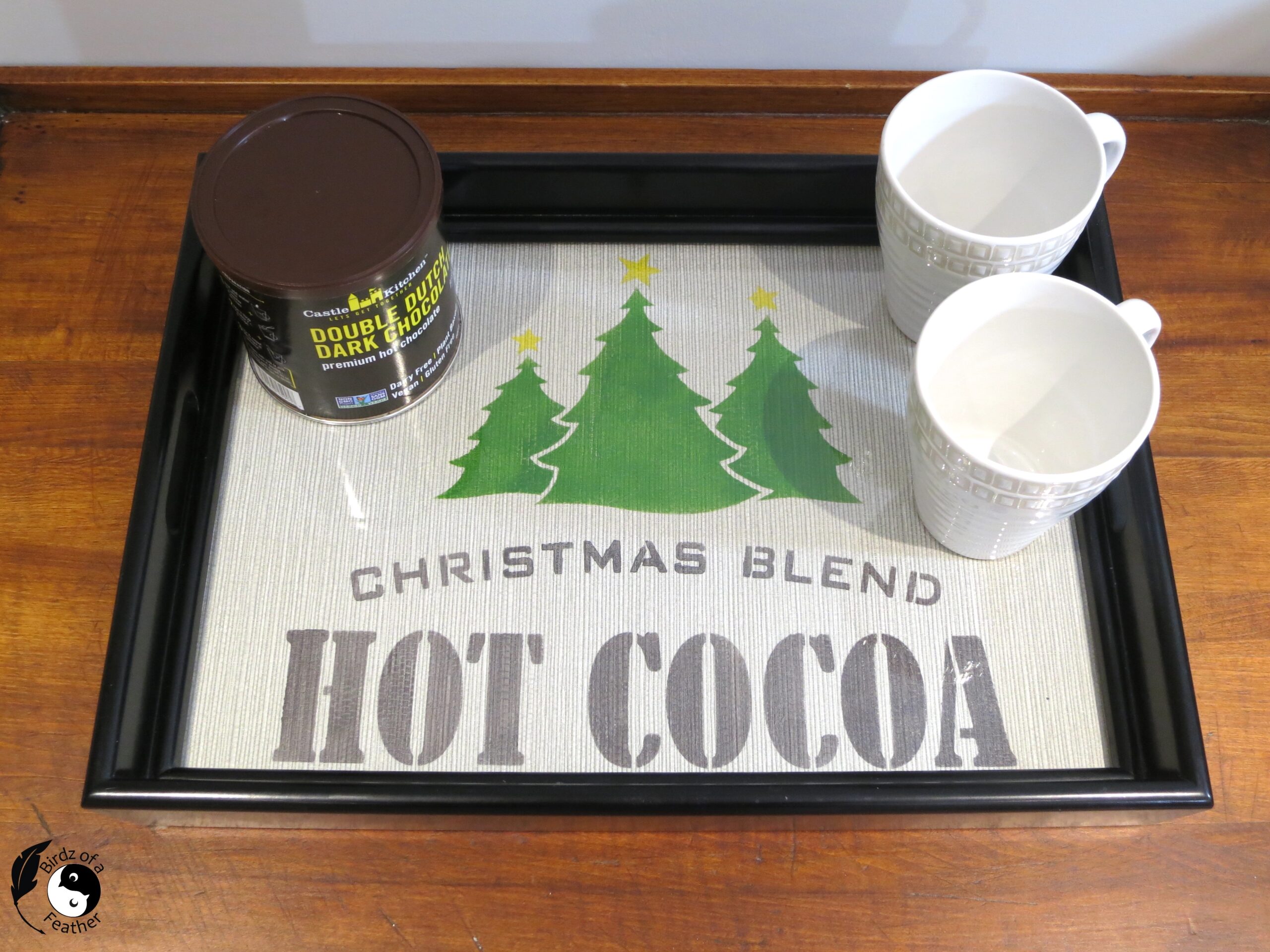 Hot Chocolate Station - Hot Cocoa Tray - Birdz of a Feather
