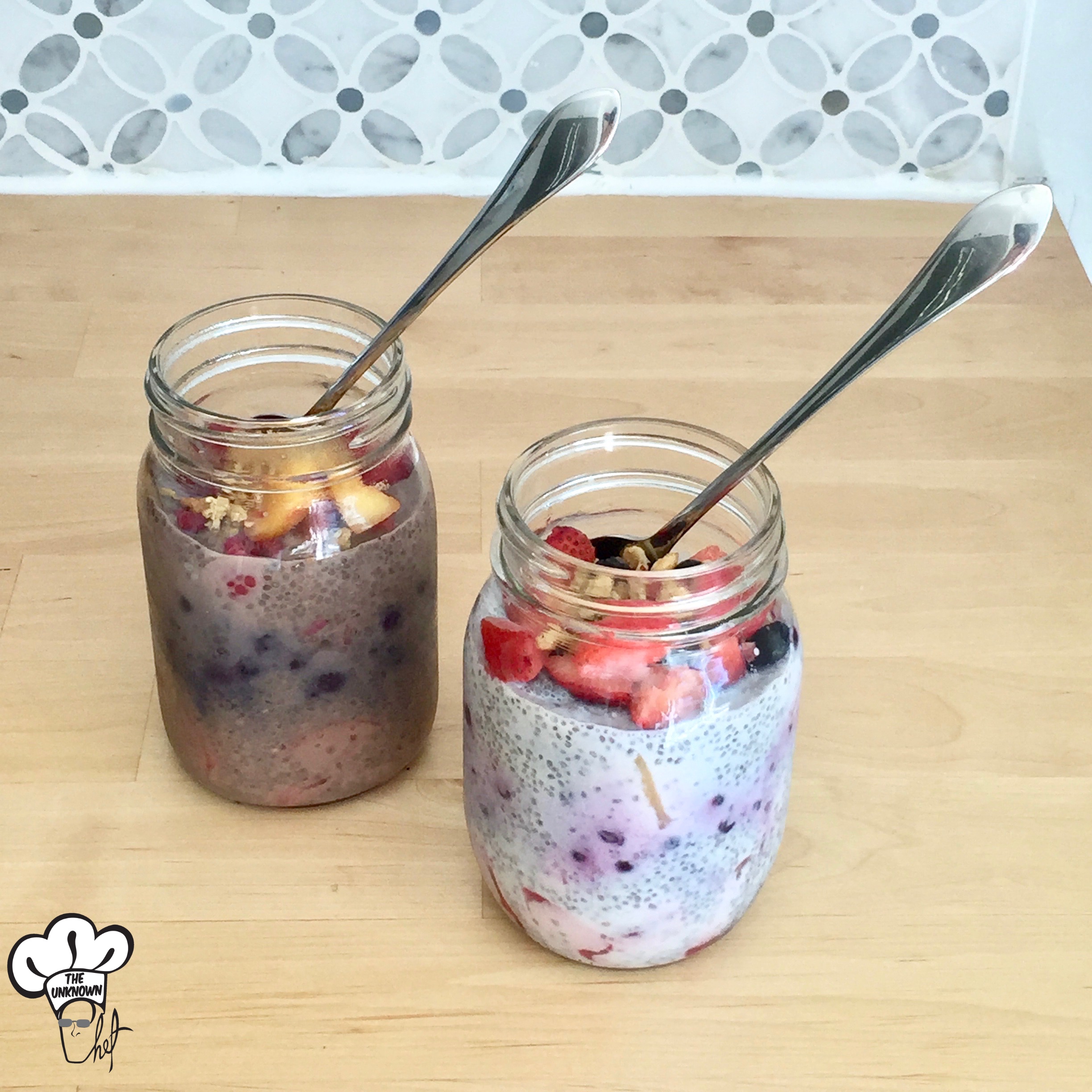 Breakfast Parfait - Fruity Chia Seed Make-Ahead - Birdz of a Feather