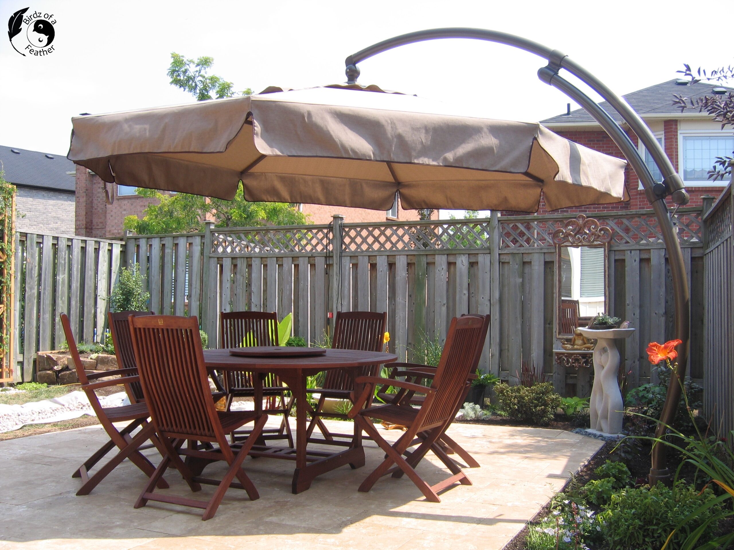 Stone Patio Installation - a DIY Achievement - Birdz of a Feather