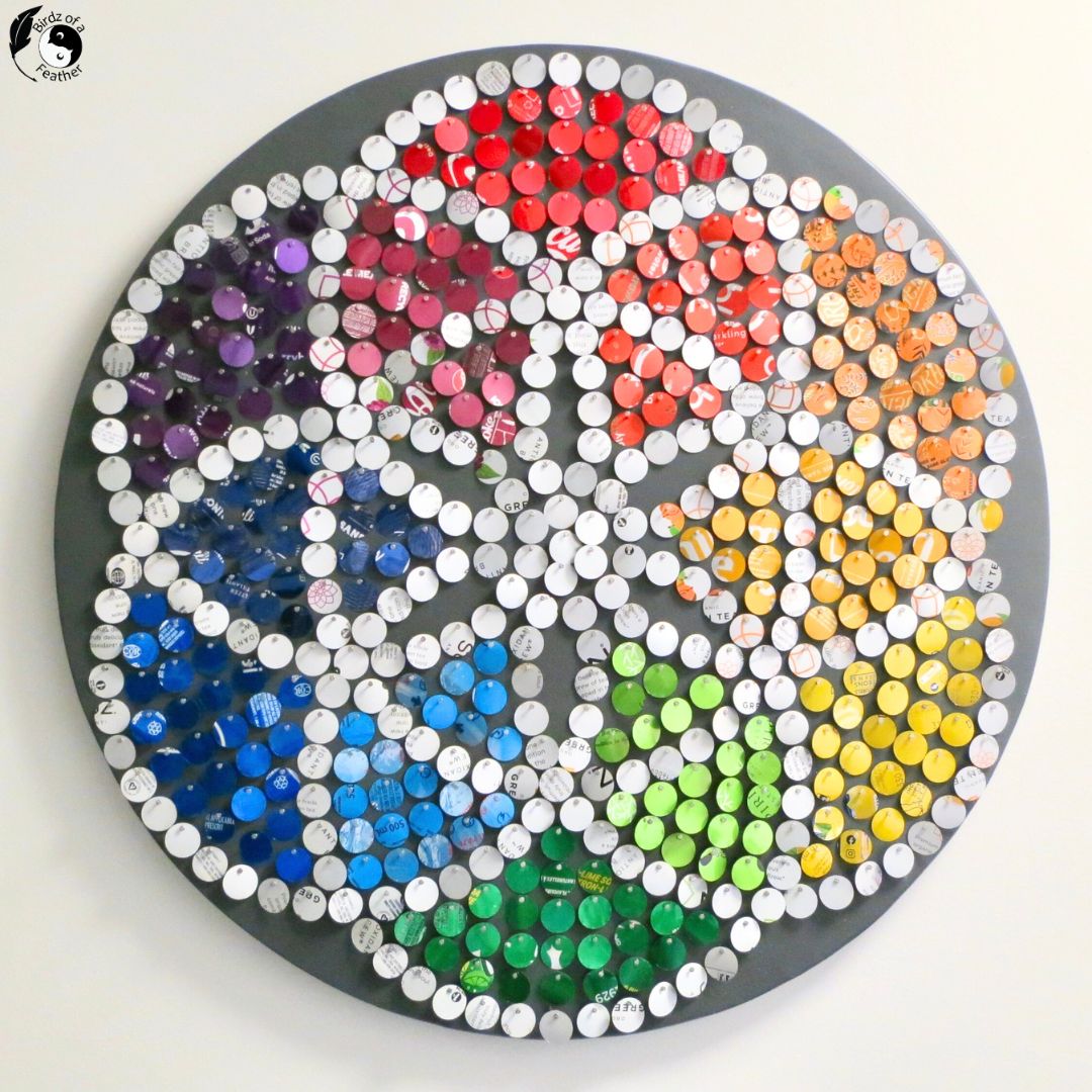 DIY Seed of Life Wall Art from Aluminum Cans - Alzheimer Fundraiser ...